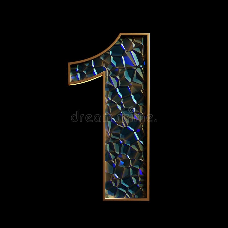 3d Diamond Numbers Font Stock Illustrations – 294 3d Diamond Numbers ...