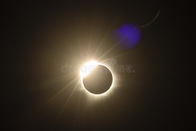 Diamon Ring during the 2023 Australian Total Solar Eclipse in Exmouth ...