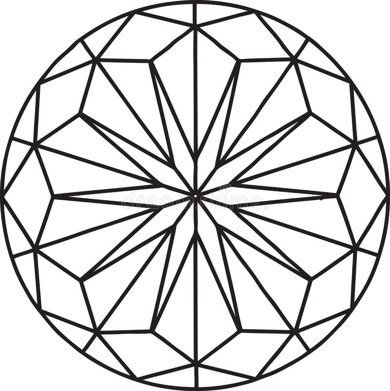 Diamond-shaped Page Dividers Stock Vector - Illustration of anniversary ...