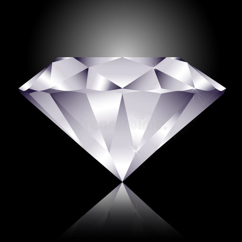 Shiny bright diamond stock vector. Illustration of collection - 14939039