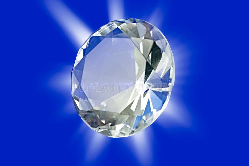 Blue diamond stock image. Image of isolated, diamond, jewel - 8286689