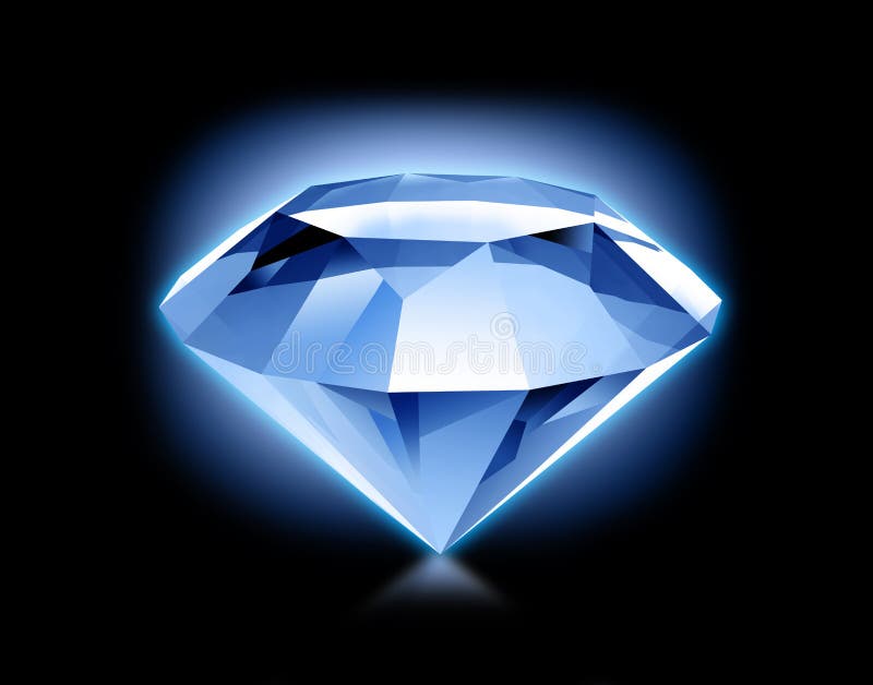 Diamond stock vector. Illustration of perfect, brilliant - 4907742