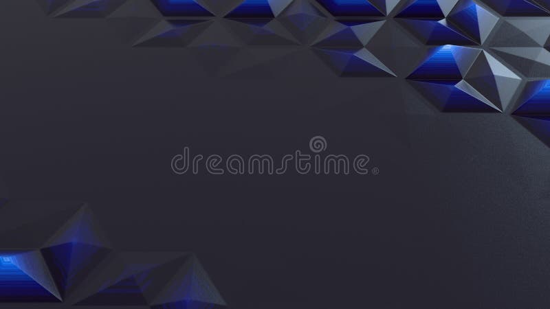 Diamond Abstract Blue Light 3d Tech Background Stock Illustration ...