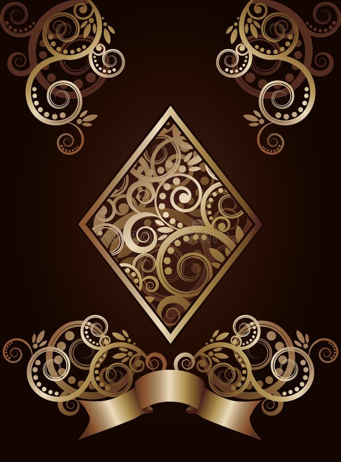 Diamond Ace Poker Playing Cards Stock Vector - Illustration of golden ...