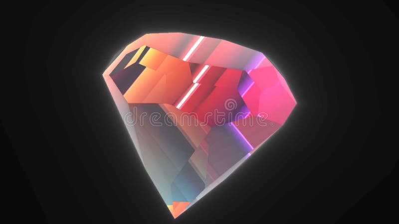 Diamond animation stock video. Video of abstract, energy - 307039299