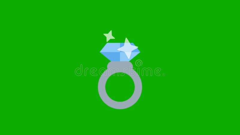 Diamond Animation on Green Screen Stock Footage - Video of sparkle ...