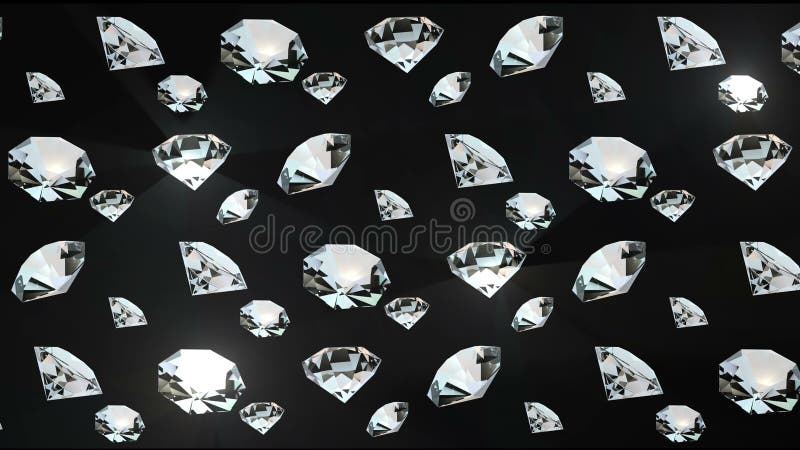 Diamond Background Animation - Loopable Stock Video - Video of jewel ...
