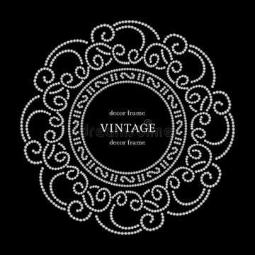 Black Background Diamond Borders Stock Illustrations – 228 Black ...