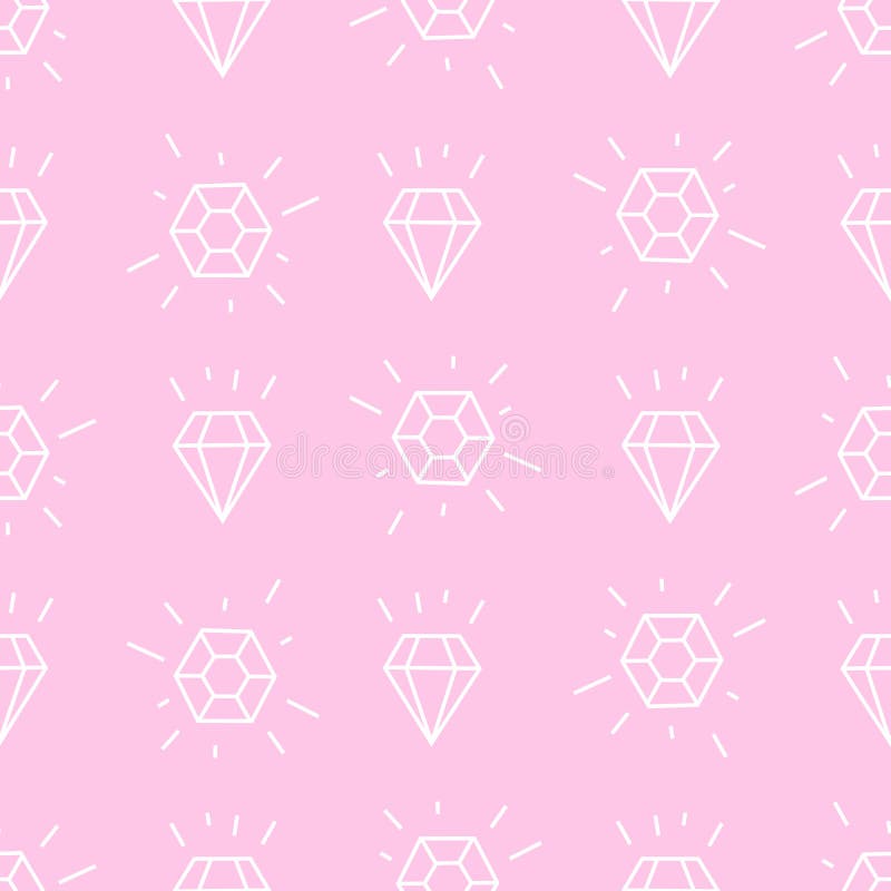 Diamond Seamless Pattern / Vector Stock Vector - Illustration of ...