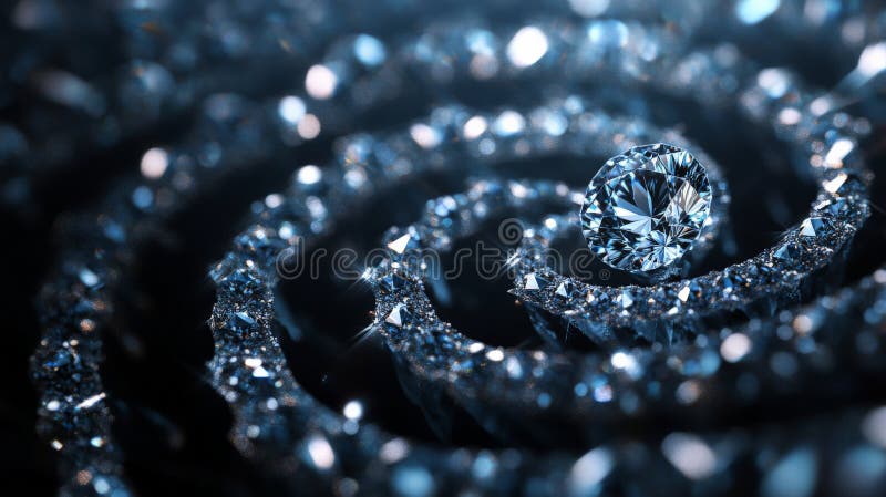 A Diamond Background Showcasing a Dynamic Pattern of Diamonds Arranged ...