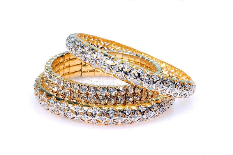 Diamond bangles stock image. Image of bangles, expensive - 8000353