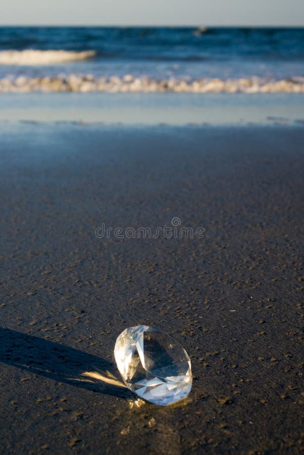Diamond Beach stock photo. Image of beautiful, wealth - 6024100
