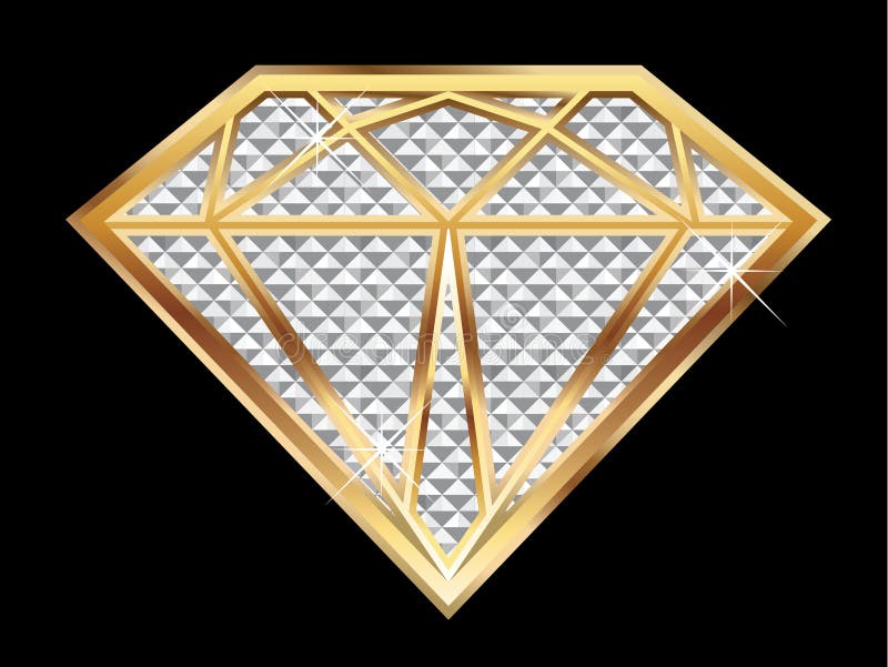 Diamond bling stock vector. Illustration of bright, karat - 20032815