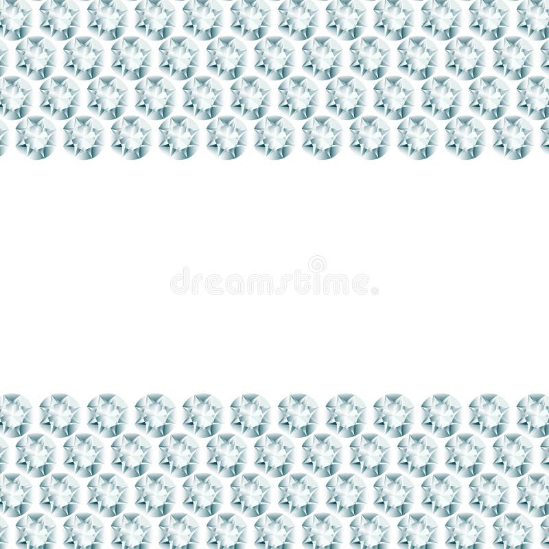 Silver Rhinestone Border