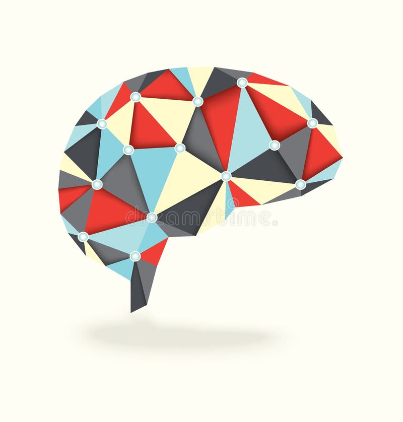 Brain Activity Abstract Vector Stock Vector - Illustration of isolated ...