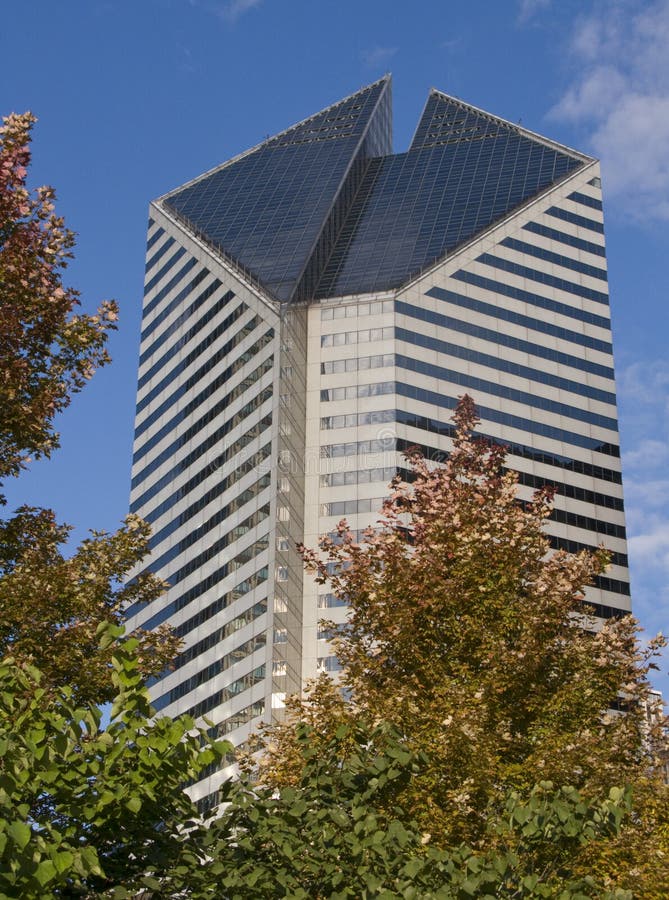Chicago Skyline stock image. Image of city, tower, lake - 20647727
