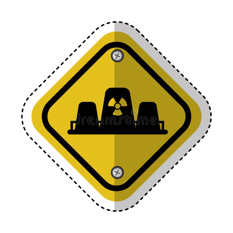 Diamond caution sign icon stock vector. Illustration of care - 90884616