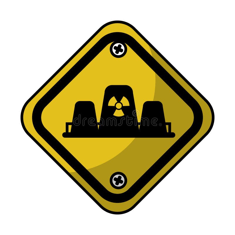 Diamond caution sign icon stock vector. Illustration of dangerous ...