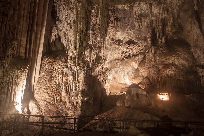 Diamond cave at Railay stock image. Image of stone, ancient - 35695043