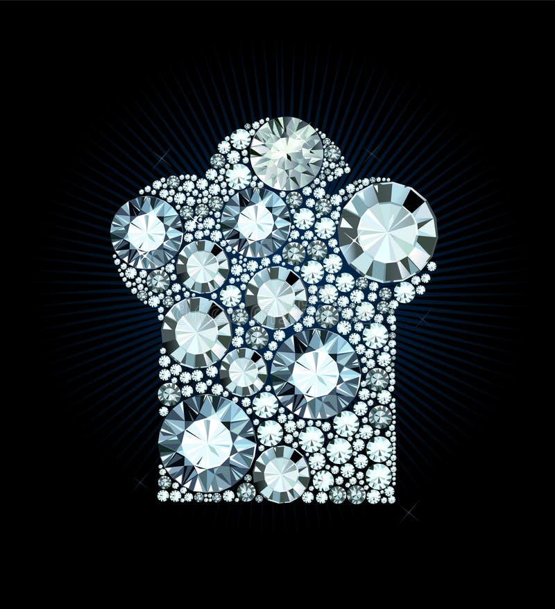 Diamond Chef Hat stock vector. Illustration of cooked - 36418726