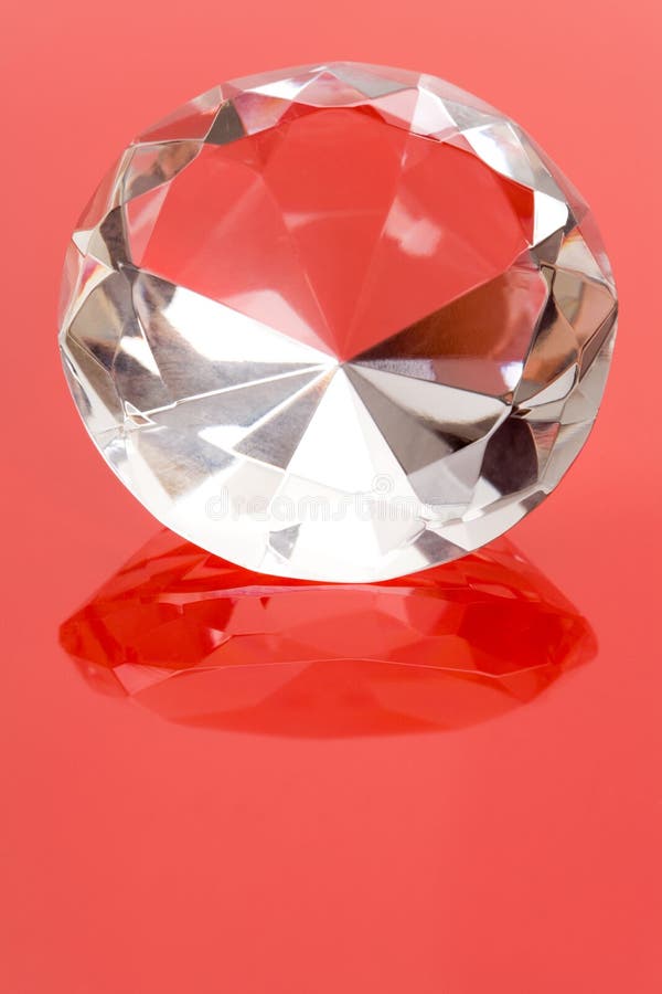 Red diamond close-up stock photo. Image of hard, millionaire - 4591858
