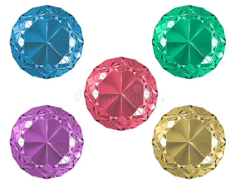 Diamond collection stock illustration. Illustration of gift - 10846860