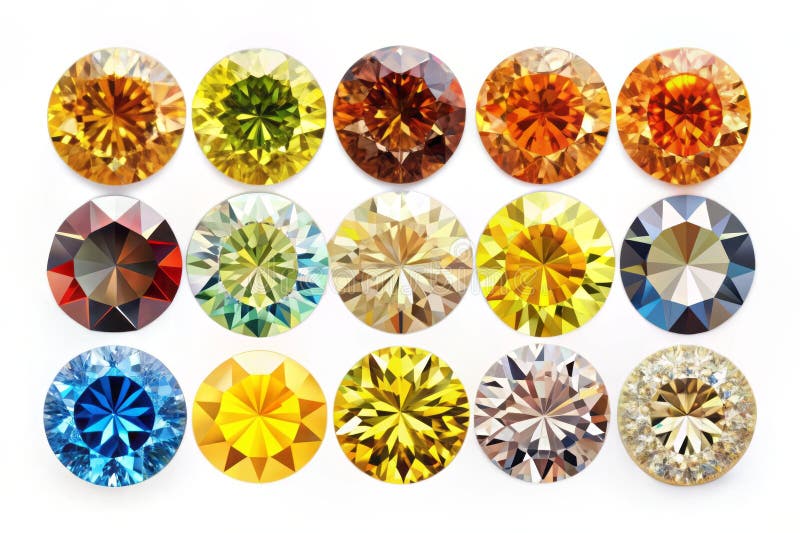 Comprehensive Diamond Color Chart Stock Illustrations – 2 Comprehensive ...