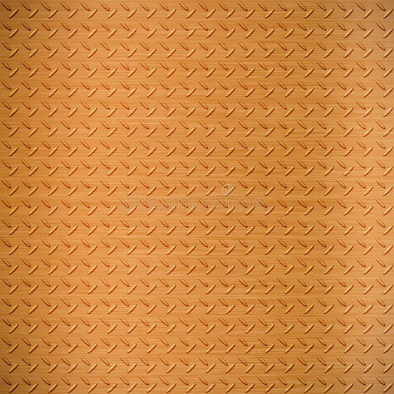 Diamond Copper Plate Surface Background Stock Image - Image of ...