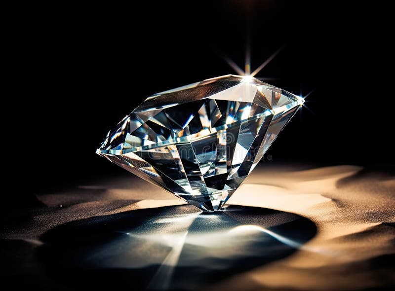 Diamond Created with Generative AI Technology Stock Illustration ...