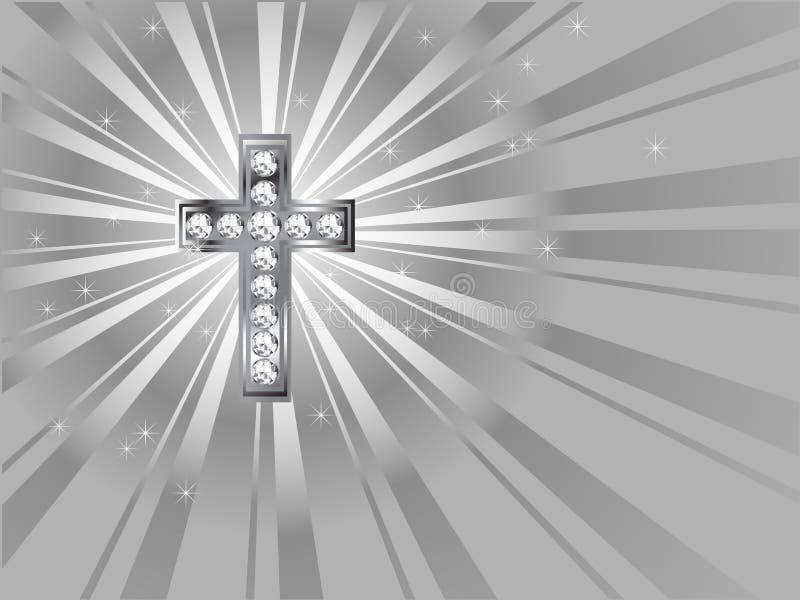 Diamond cross stock vector. Illustration of luxury, carat - 29106198