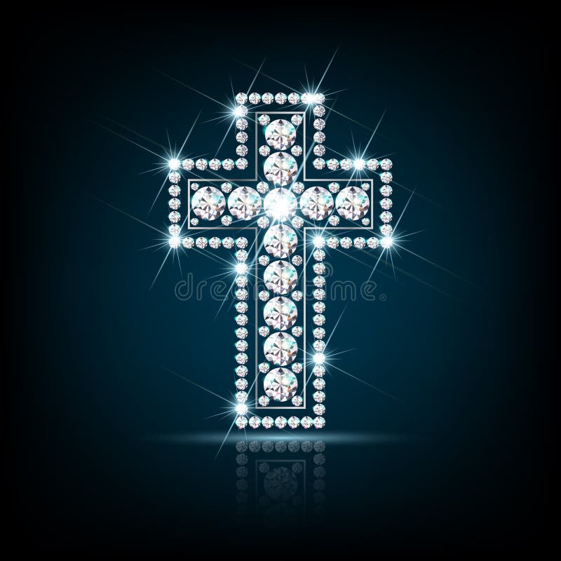 Bling Crucifix Stock Illustrations – 18 Bling Crucifix Stock ...