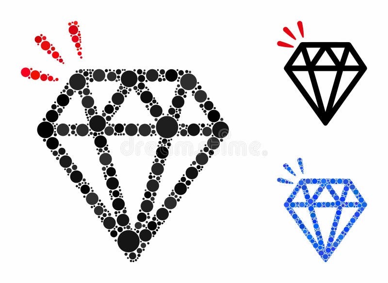 Round Diamond Crystal Flat Icon Stock Illustrations – 3,026 Round ...
