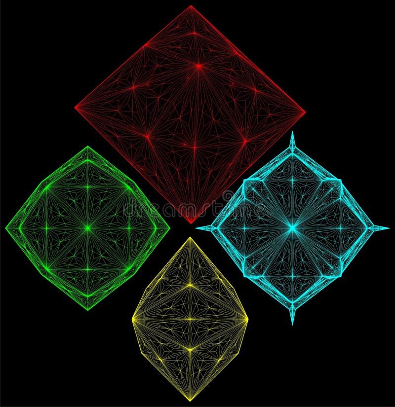 Diamond Crystal Vector stock vector. Illustration of jewelry - 33803779