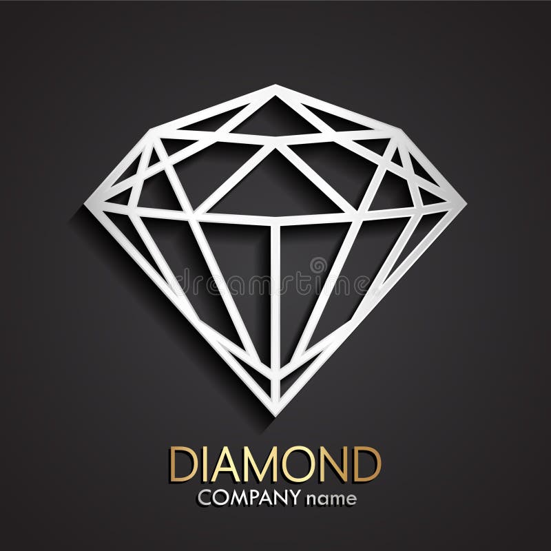 Gray Diamond Logo Diamants Dark Gray Icons – Free Download SVG, PNG,