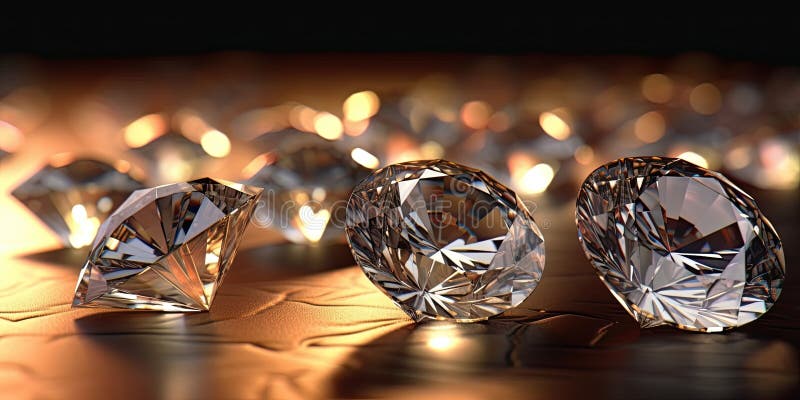 Diamond design on display. stock illustration. Illustration of carat ...