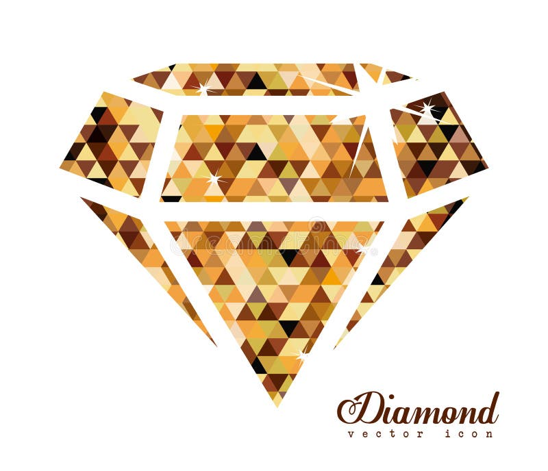 Diamond Design, Vector Illustration. Stock Vector - Illustration of ...