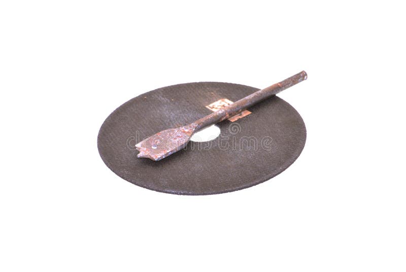 Diamond Disc Isolated on White Background Stock Image - Image of disc ...