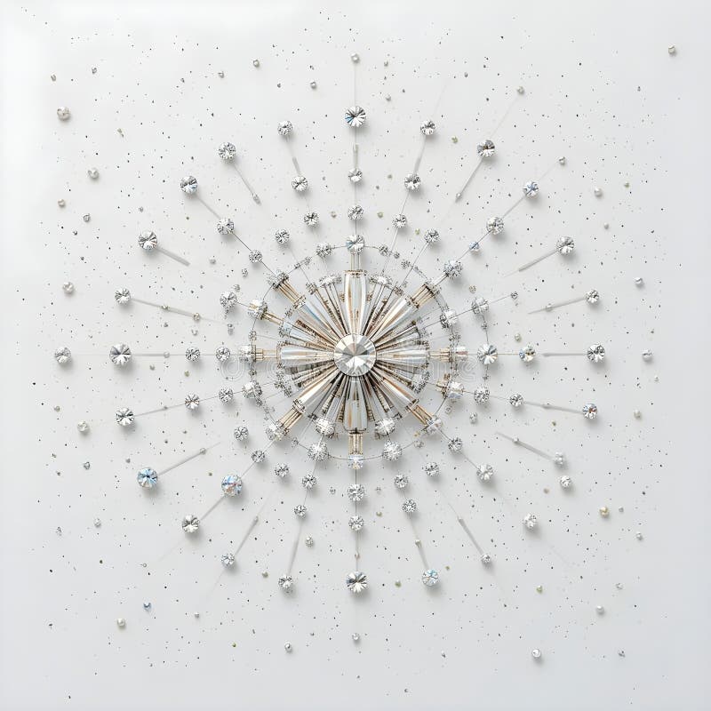 Geometric Simplicity: a Stylish Diamond Dot Design Accentuating a Clean ...