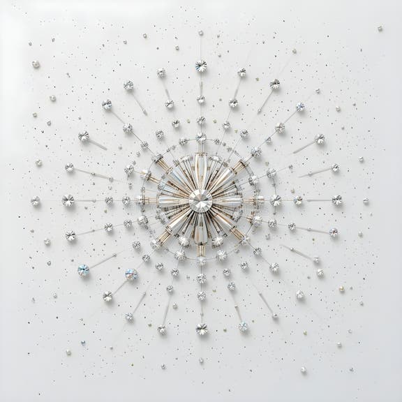 Geometric Simplicity: a Stylish Diamond Dot Design Accentuating a Clean ...