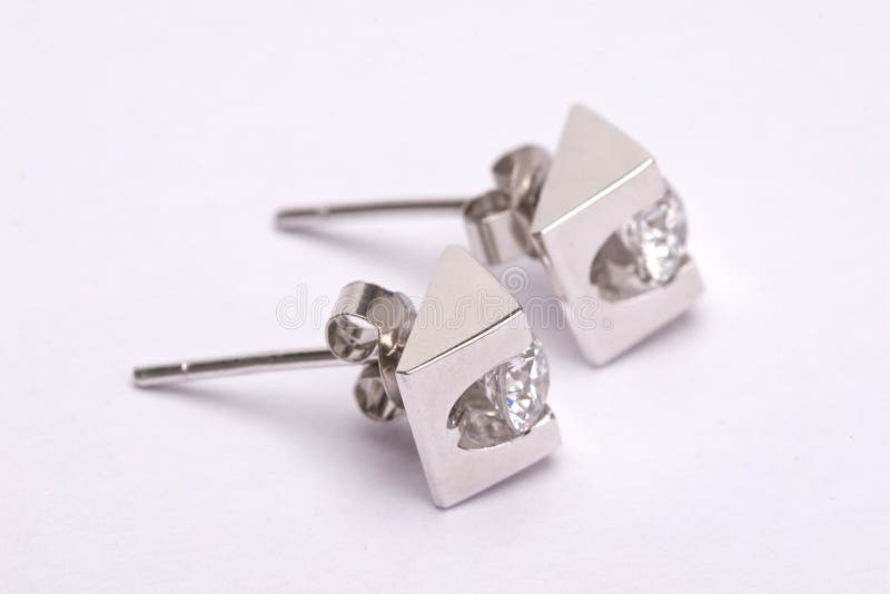 Diamond earing stock photo. Image of ring, style, jewels - 7514544