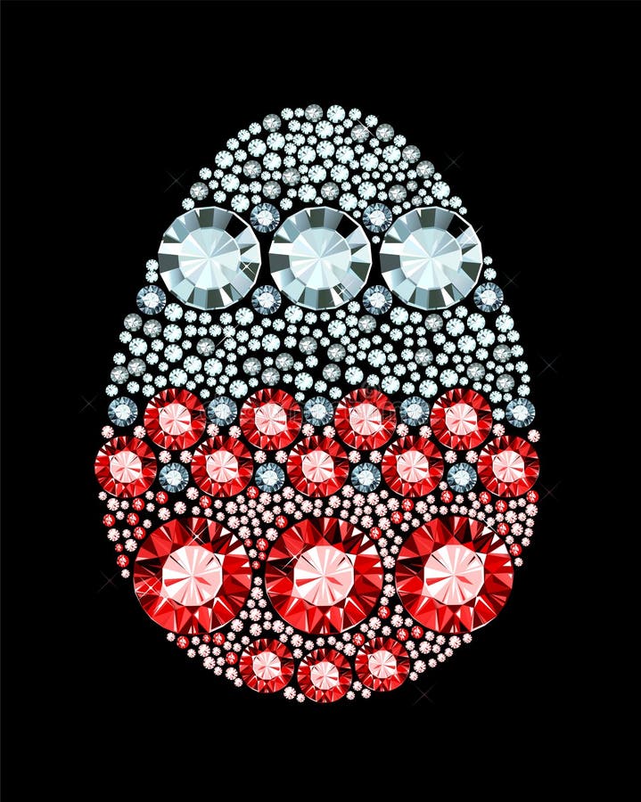 Diamond Easter Egg stock vector. Illustration of eggs - 36558584