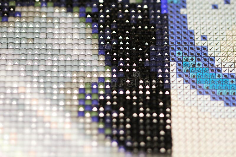 Diamond Embroidery - New Trendy Type of Hobby Stock Photo - Image of ...