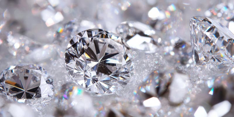 A Diamond-encrusted Background with Sharp, Geometric Patterns Creating ...