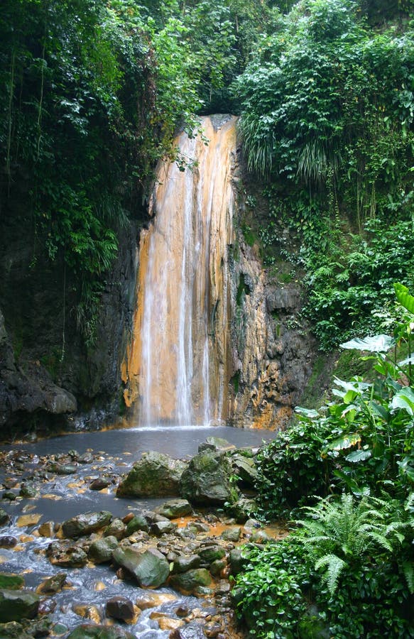 Diamond Falls stock image. Image of decoration, leafs - 36742109