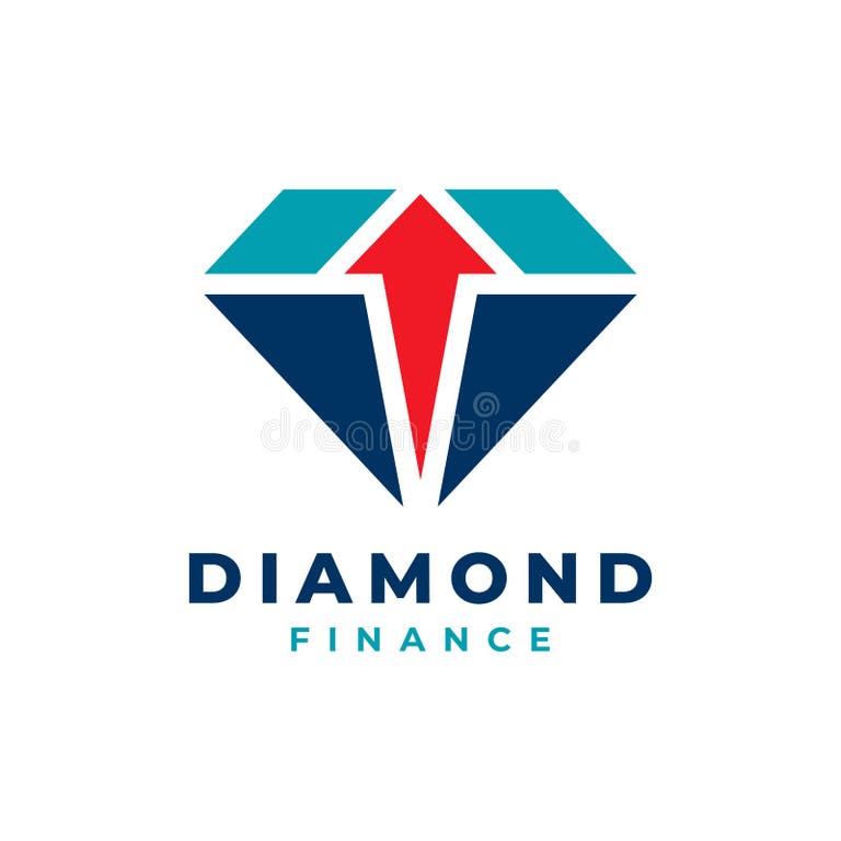 Diamond Finance Logo stock vector. Illustration of logotype - 229020835