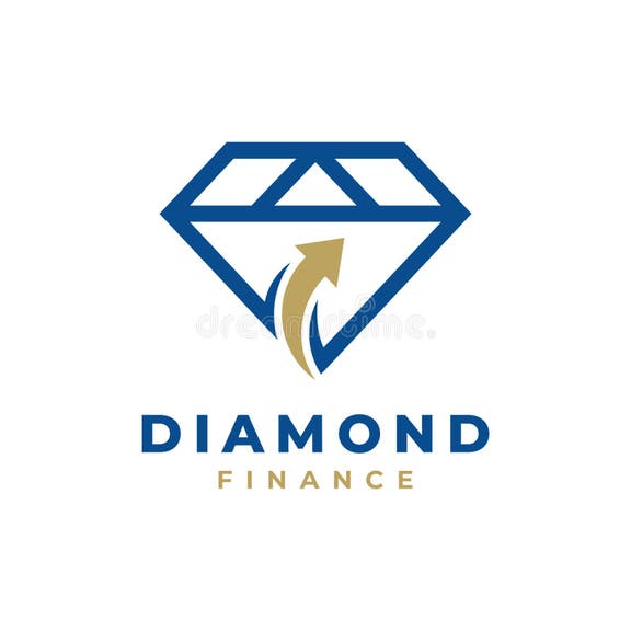 Diamond Finance Logo stock vector. Illustration of design - 229020839