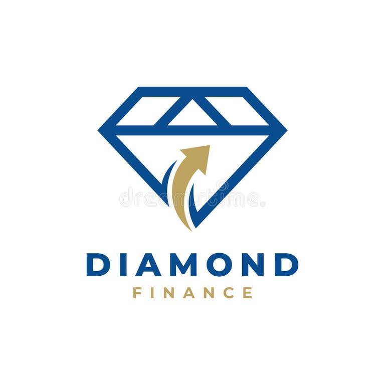 Diamond Finance Logo stock vector. Illustration of design - 229020839