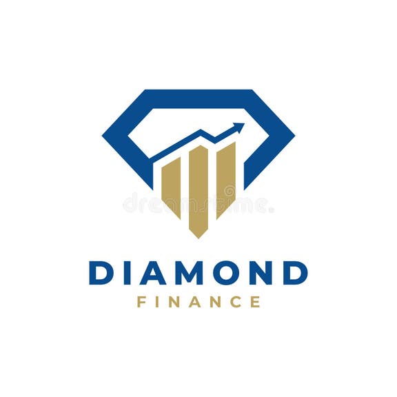 Diamond Finance Logo stock vector. Illustration of logo - 229020848