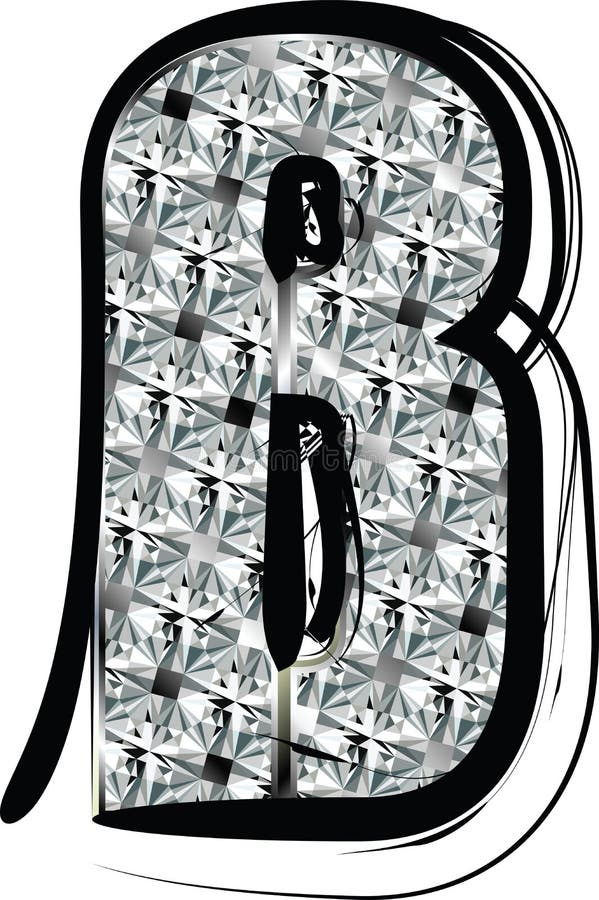 Diamond Font Symbol stock vector. Illustration of design - 101208216