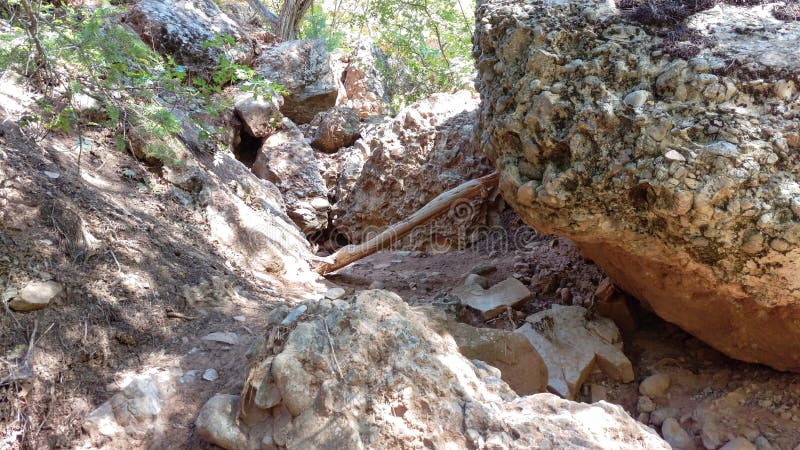 Diamond Fork Canyon - Conglomeraat Stock Foto - Image of bomen, vork ...